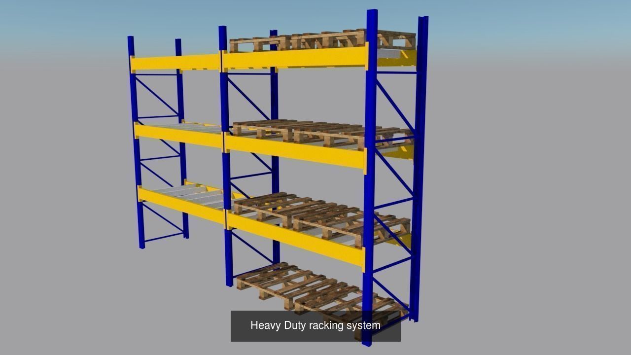 warehouse racking systems 3D Model Collection | CGTrader