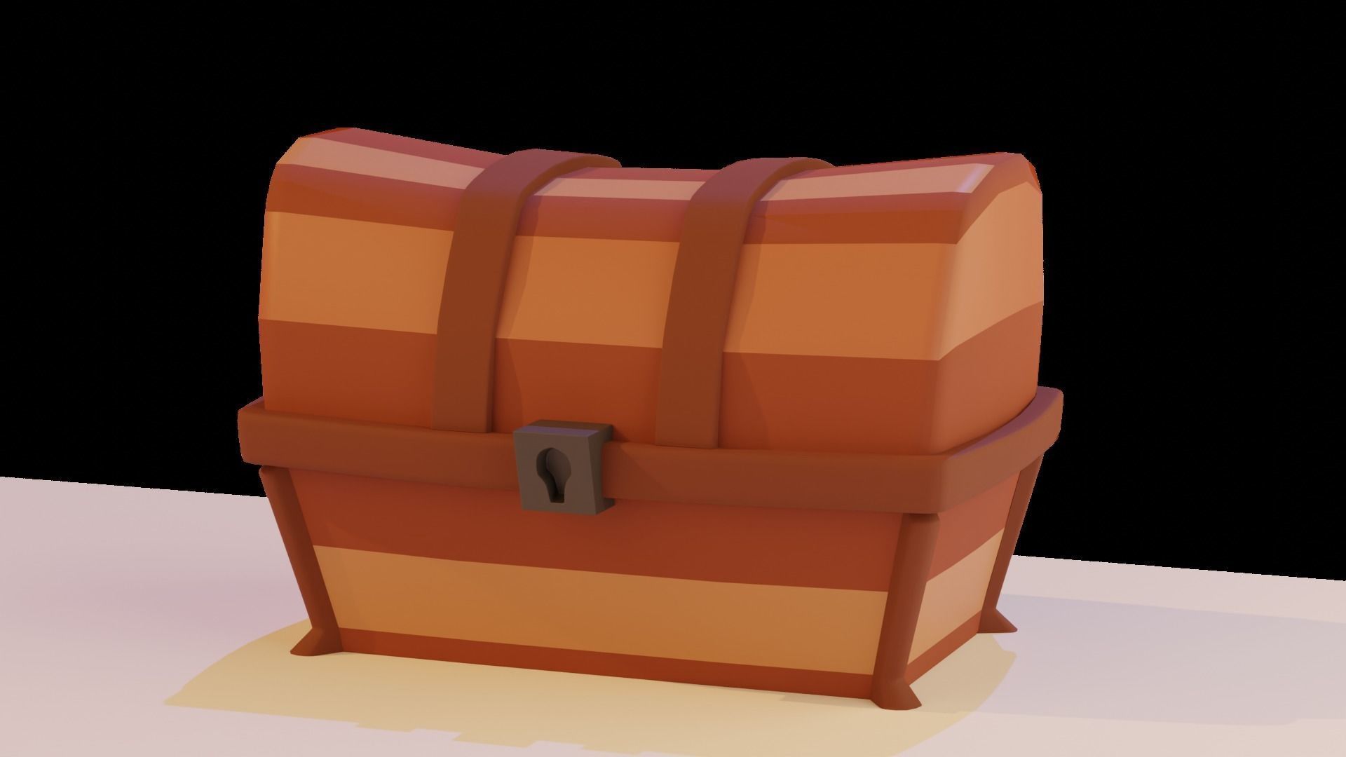 3D model Treasure Chests - Low poly VR / AR / low-poly | CGTrader