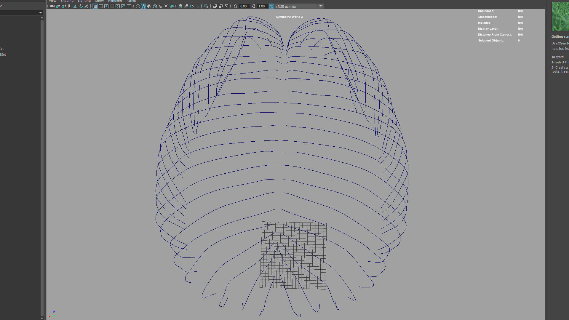 Hair curve Maya free 3D model | CGTrader