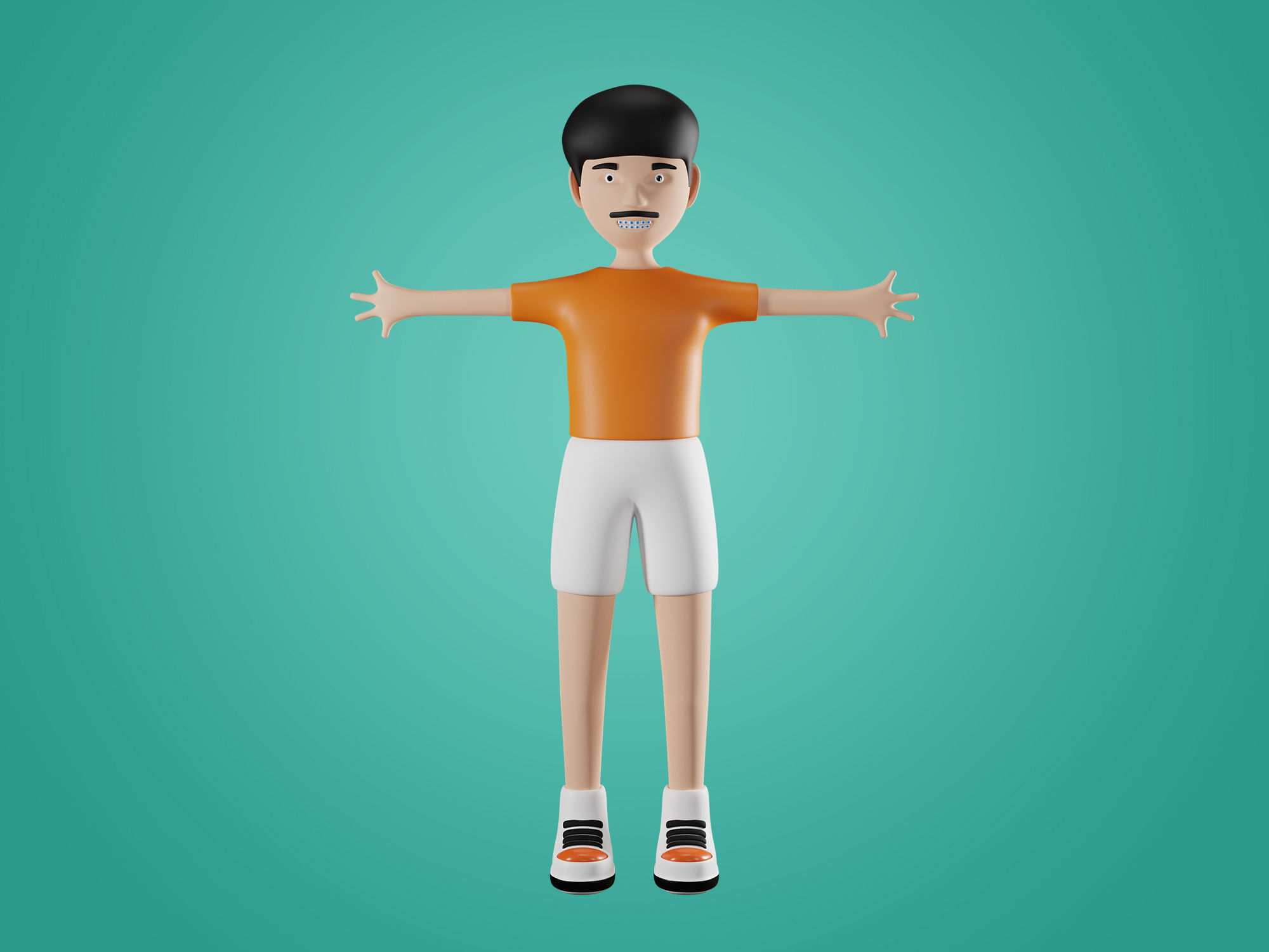 3D Character Man Minimal style 3D model | CGTrader