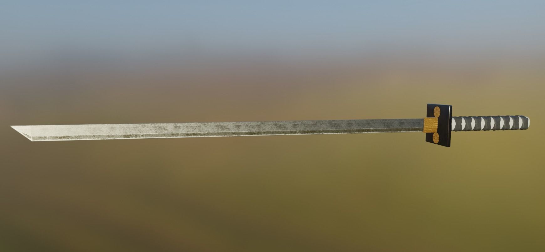 Ninjato Sword - Katana - game ready asset 3D model | CGTrader
