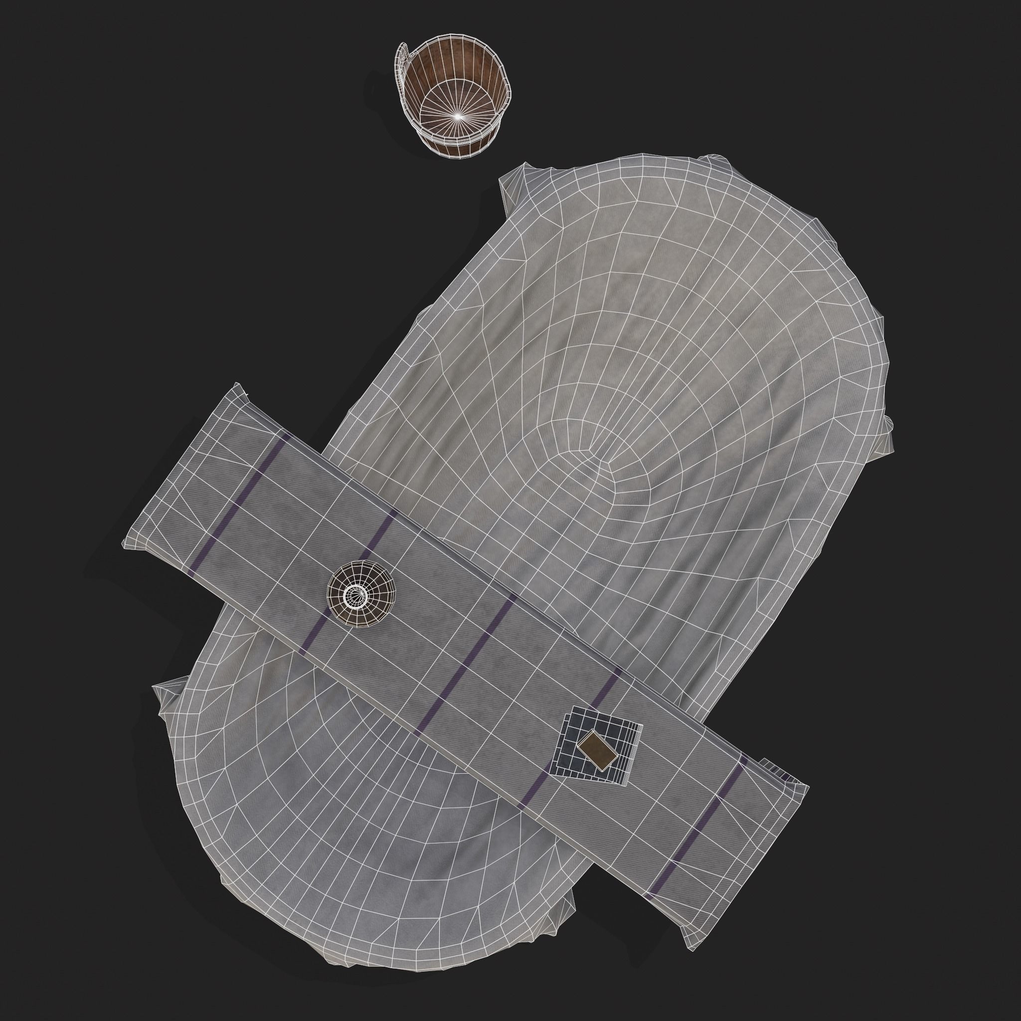 3D model Medieval Bath Tub VR / AR / low-poly | CGTrader