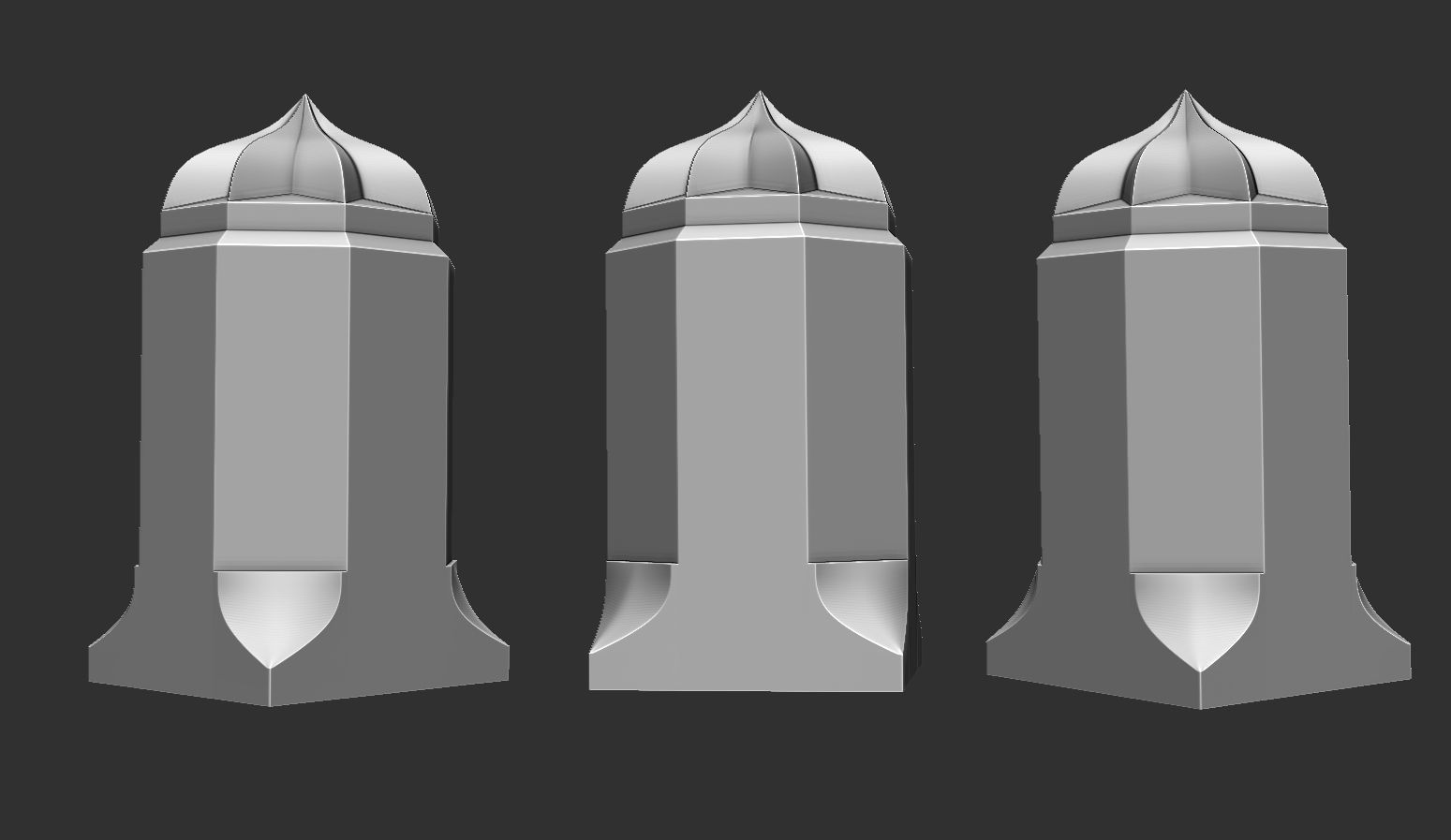 Geometric Column 3D model | CGTrader