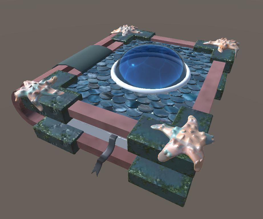 Mossy book 3D model | CGTrader