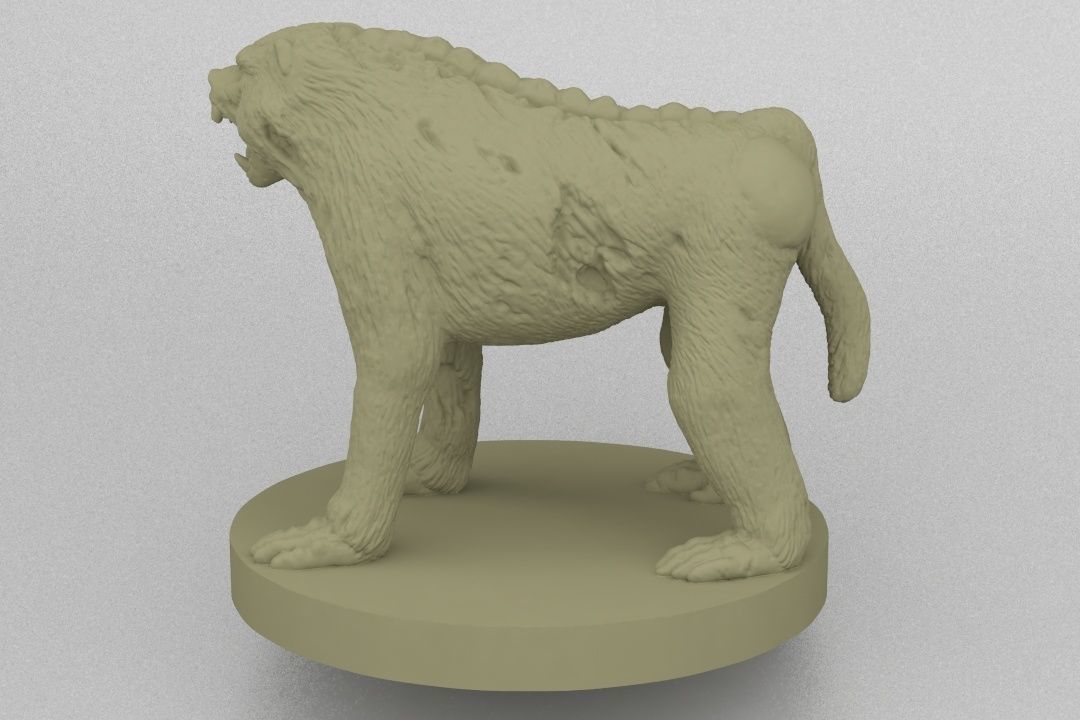 Baboon 3D model 3D printable | CGTrader