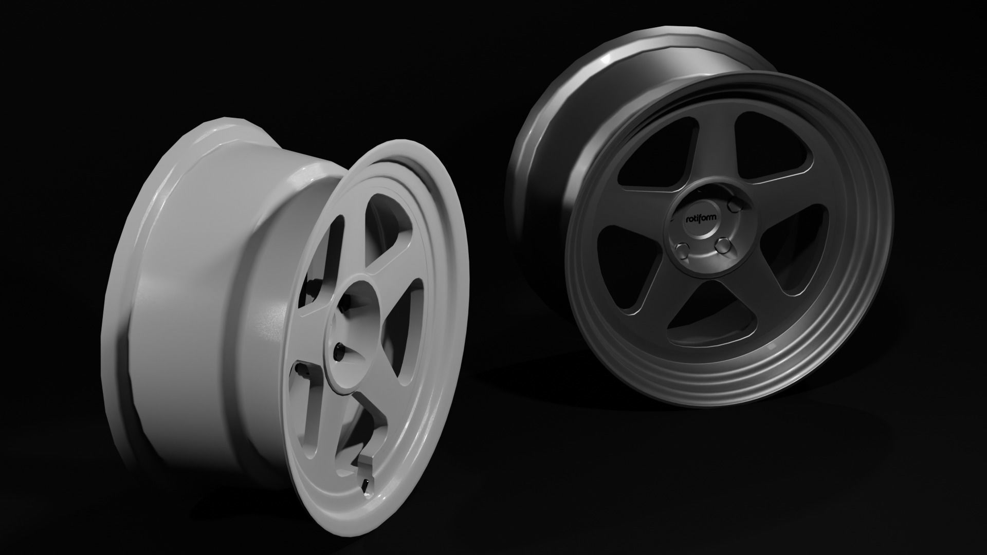 Rotiform ROC-H Rim 3D model | CGTrader