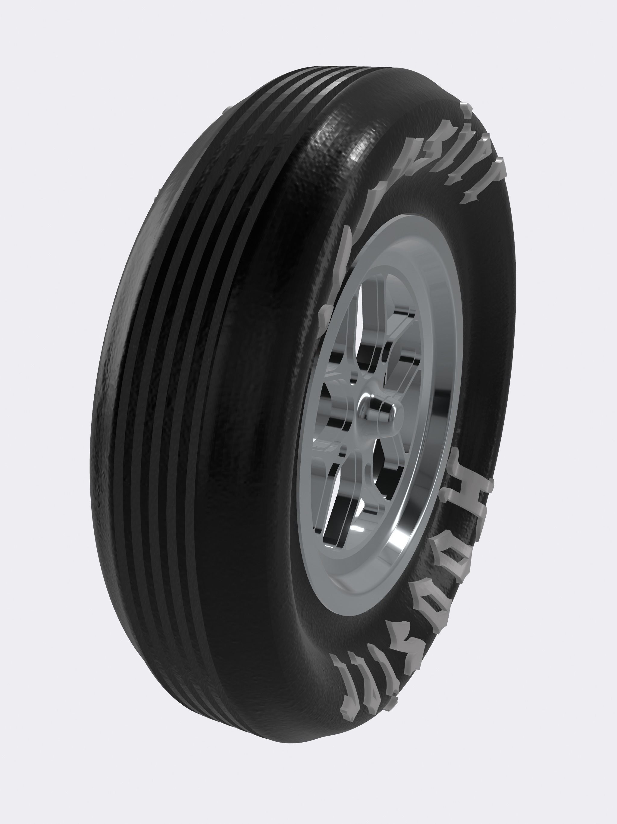 Drag Wheel COMBO Front Billet Specialties Comp 7 17inch Spindle 3D ...