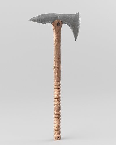 Worn-Out Axe 3D model | CGTrader