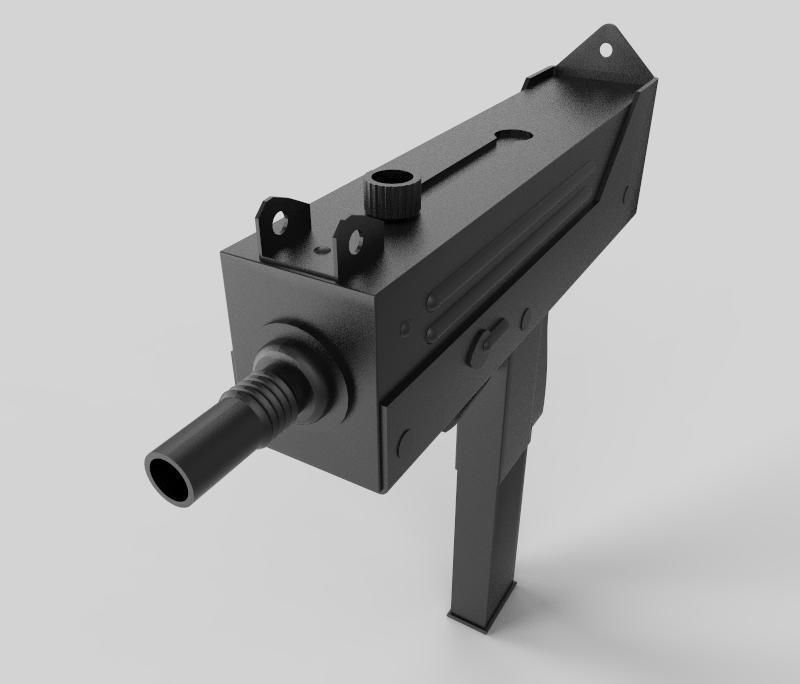 Ingram Mac Gun 3D model | CGTrader