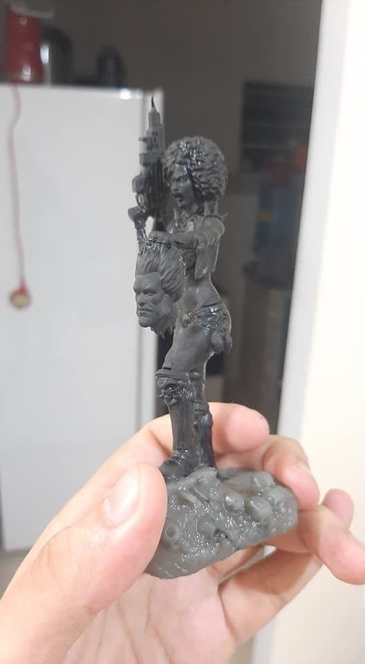 Lady Lobo 3D Print 3D model 3D printable | CGTrader