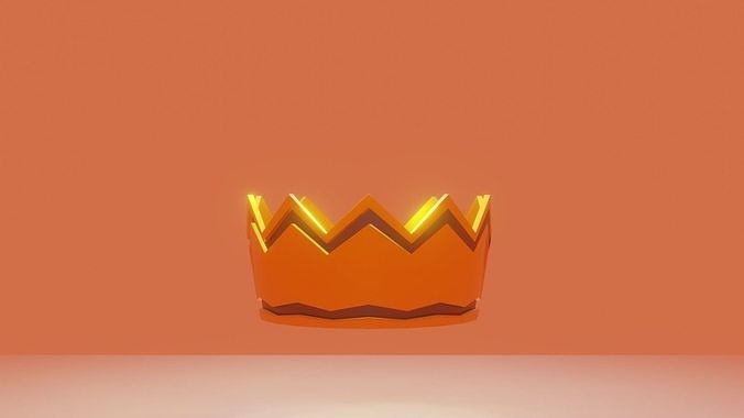 3D model Game Ready Low Poly King Crown VR / AR / low-poly | CGTrader