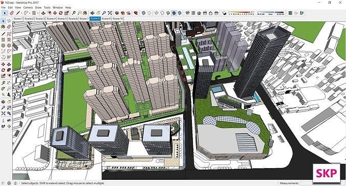 Sketchup Complex 162 3D model | CGTrader