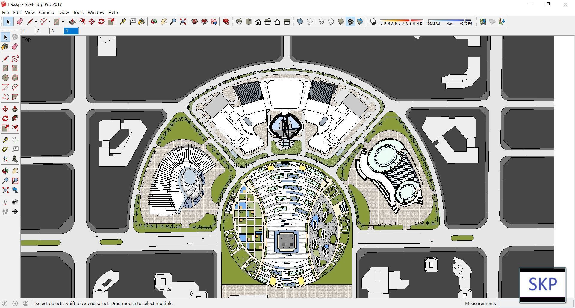 Sketchup Complex B9 3D model | CGTrader