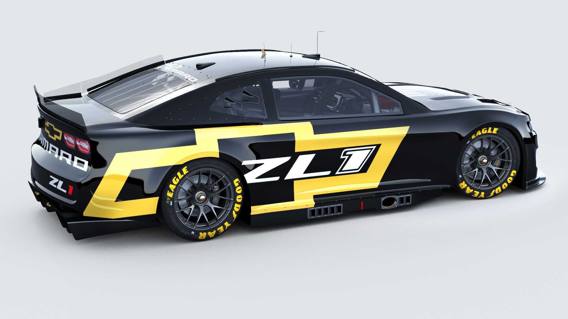 Chevrolet Camaro Nascar NextGen 2022 Template Update 3D model | CGTrader