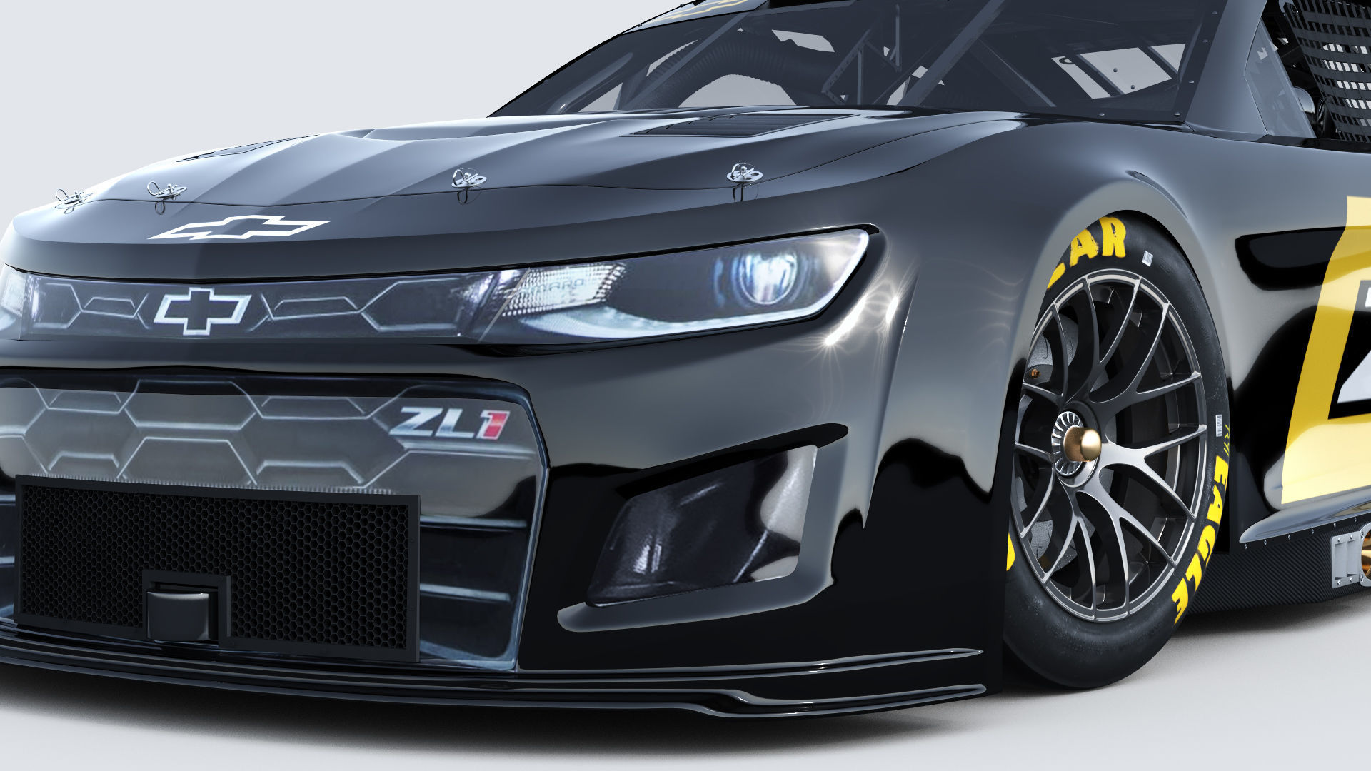 Chevrolet Camaro Nascar NextGen 2022 Template Update 3D model | CGTrader
