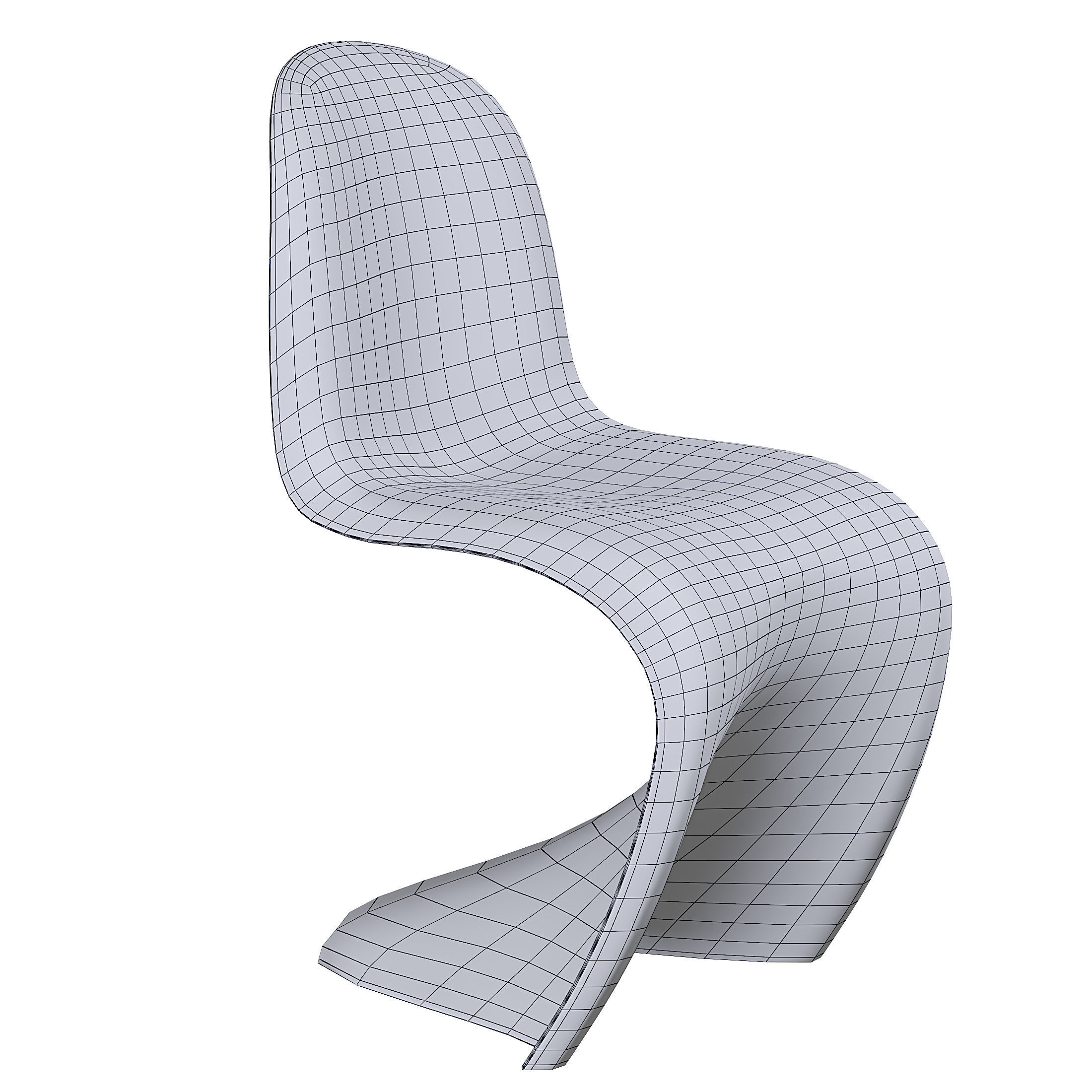 3D model Panton Chair by Verner Panton 1967 VR / AR / low-poly | CGTrader