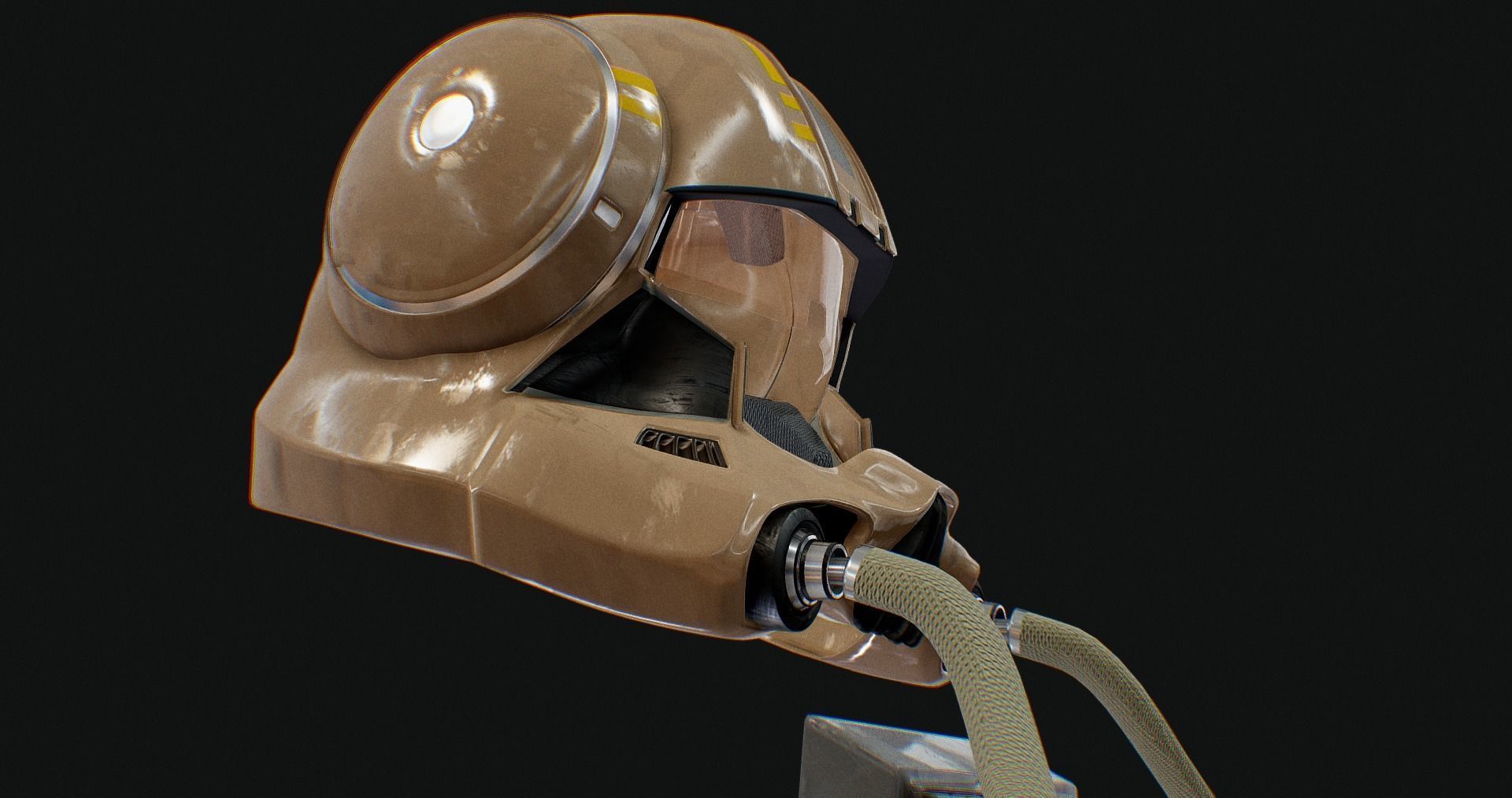 Clone Trooper Pilot Helmet 3D model | CGTrader