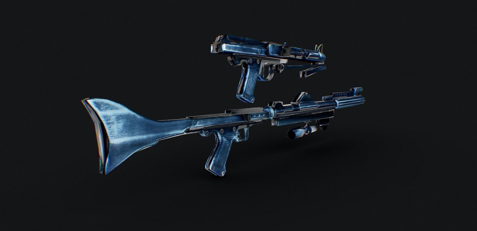 Star Wars Clone Trooper Guns DC 15A 3D model | CGTrader