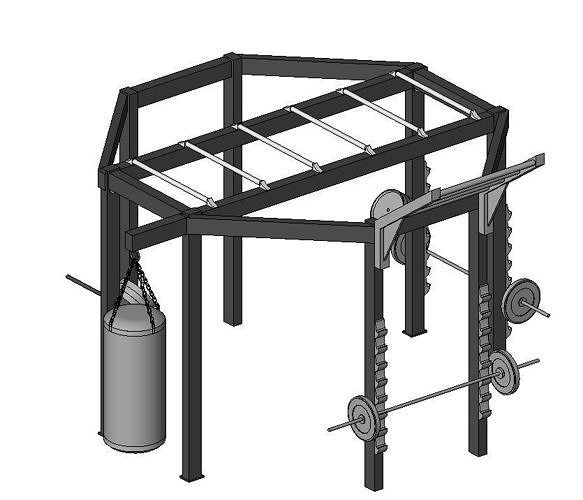 Octagon Revit Family 3D model | CGTrader