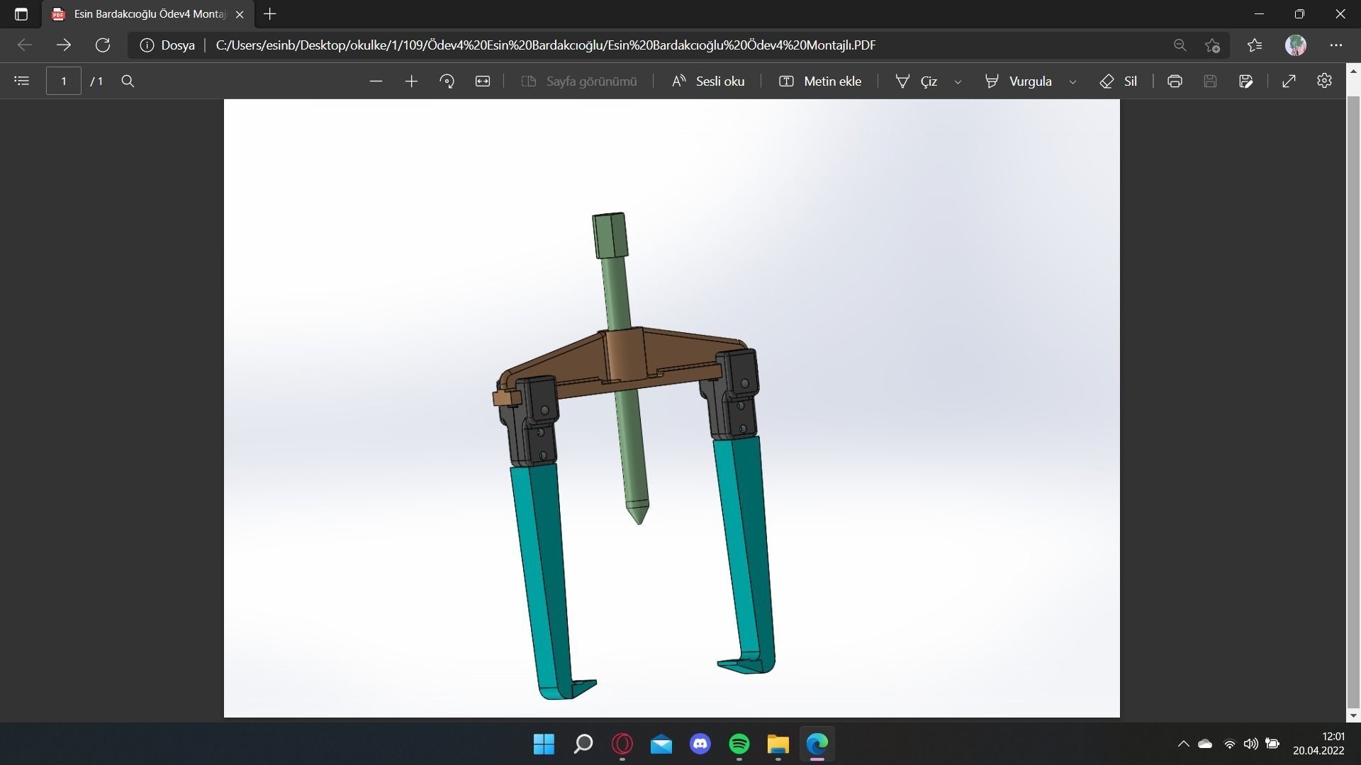 machine part 3D model 3D printable | CGTrader