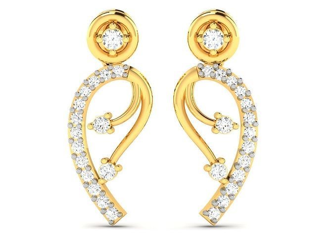 Earring Women 3D model 3D printable | CGTrader