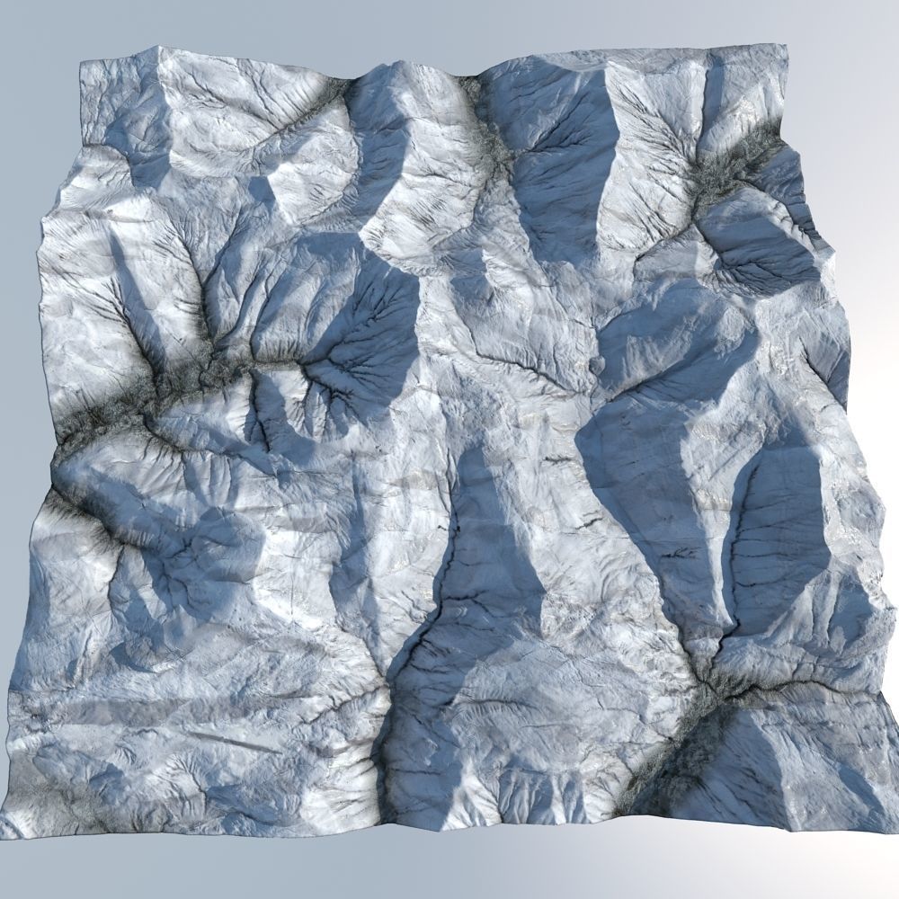 Glacier 1 3D model | CGTrader