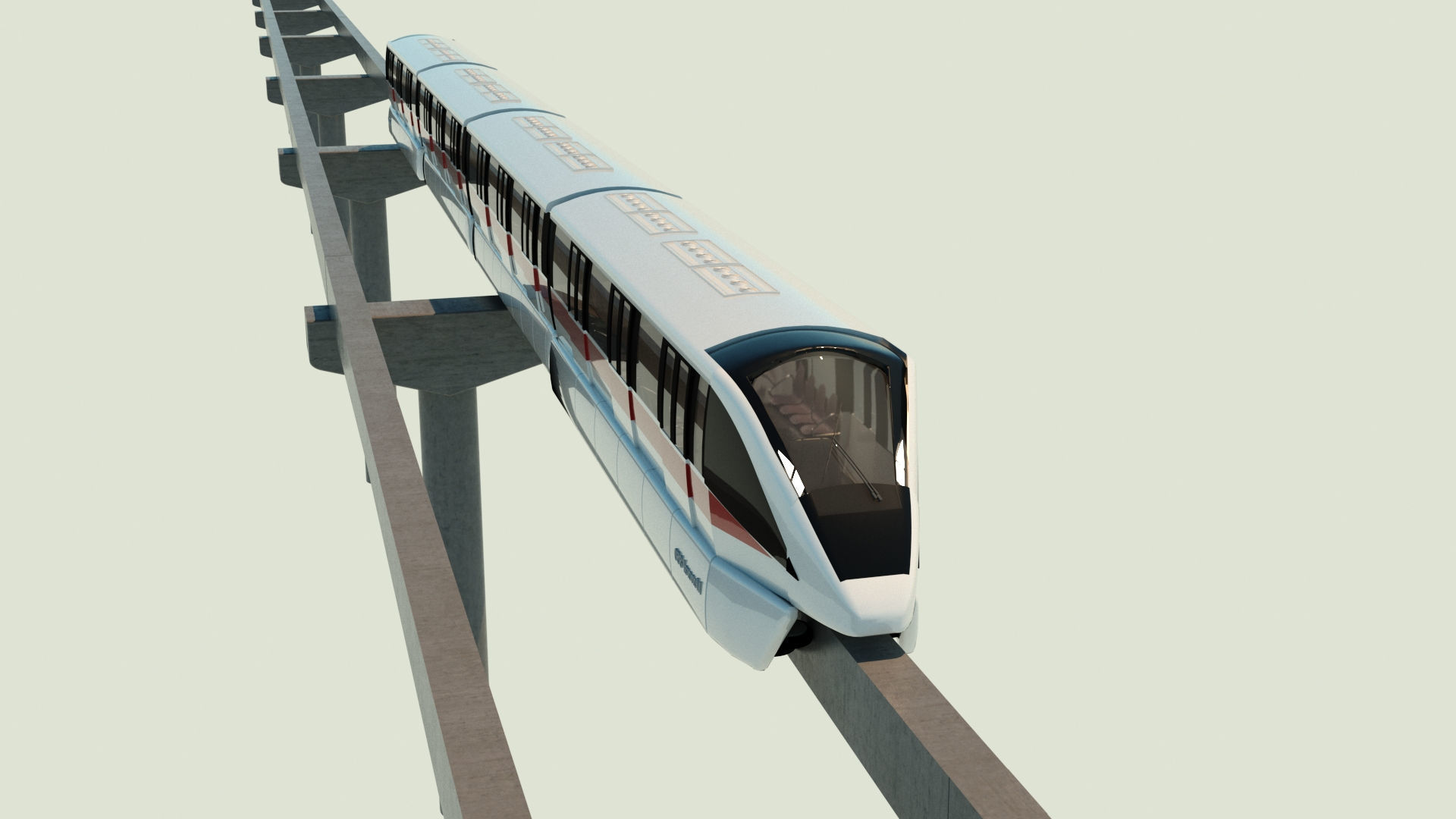 MONORAIL 3D model | CGTrader