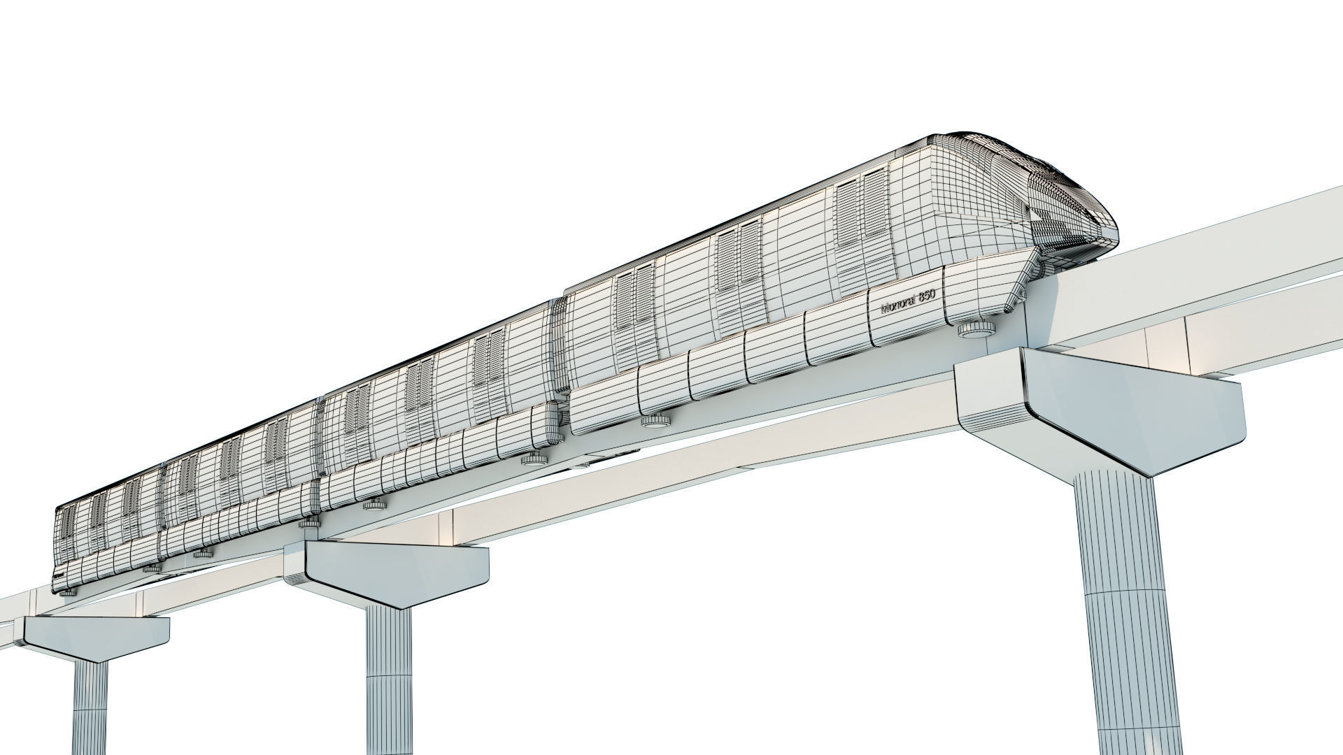 MONORAIL 3D model | CGTrader
