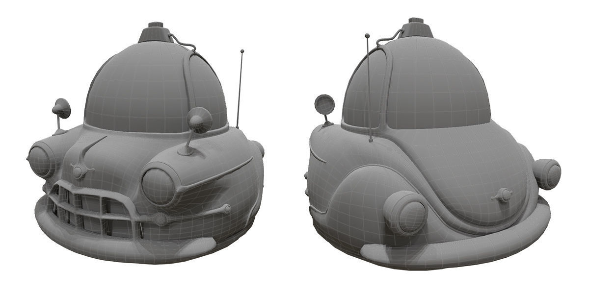 3D model Stylized car 3d model VR / AR / low-poly | CGTrader