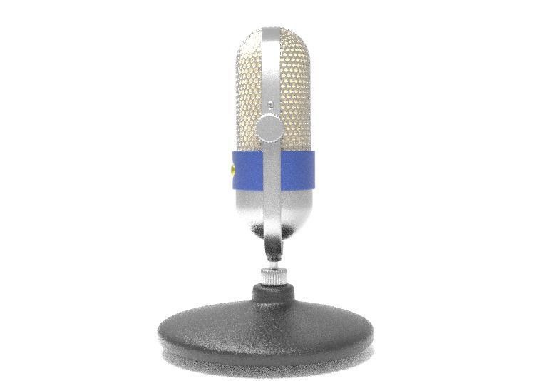 Mic Condenser 3D model | CGTrader