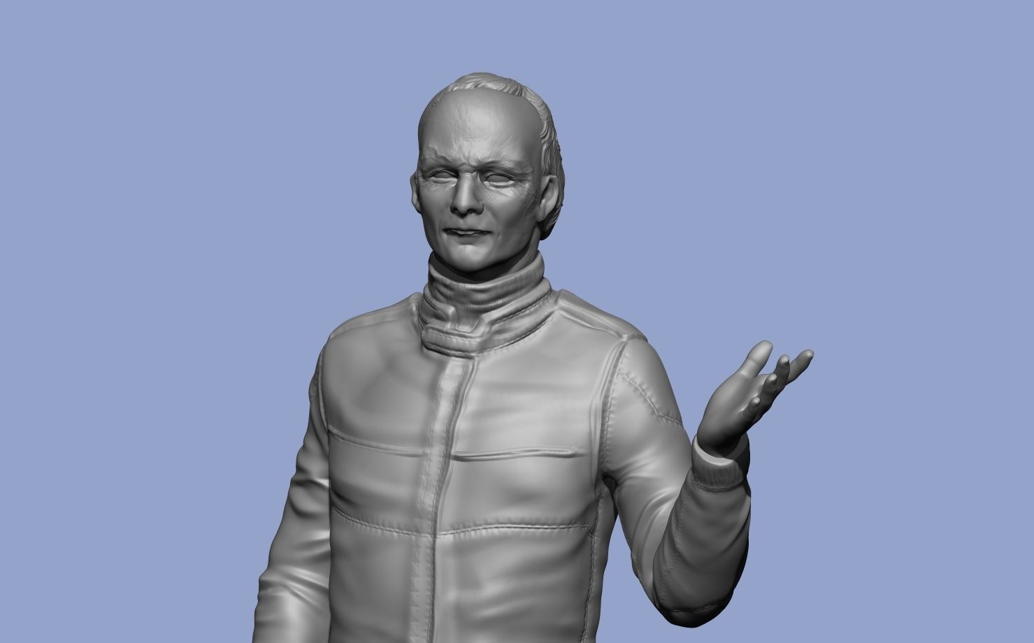 NIKI LAUDA 3D model 3D printable | CGTrader