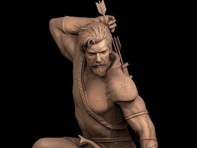 Green Arrow 3D Print 3D model 3D printable | CGTrader