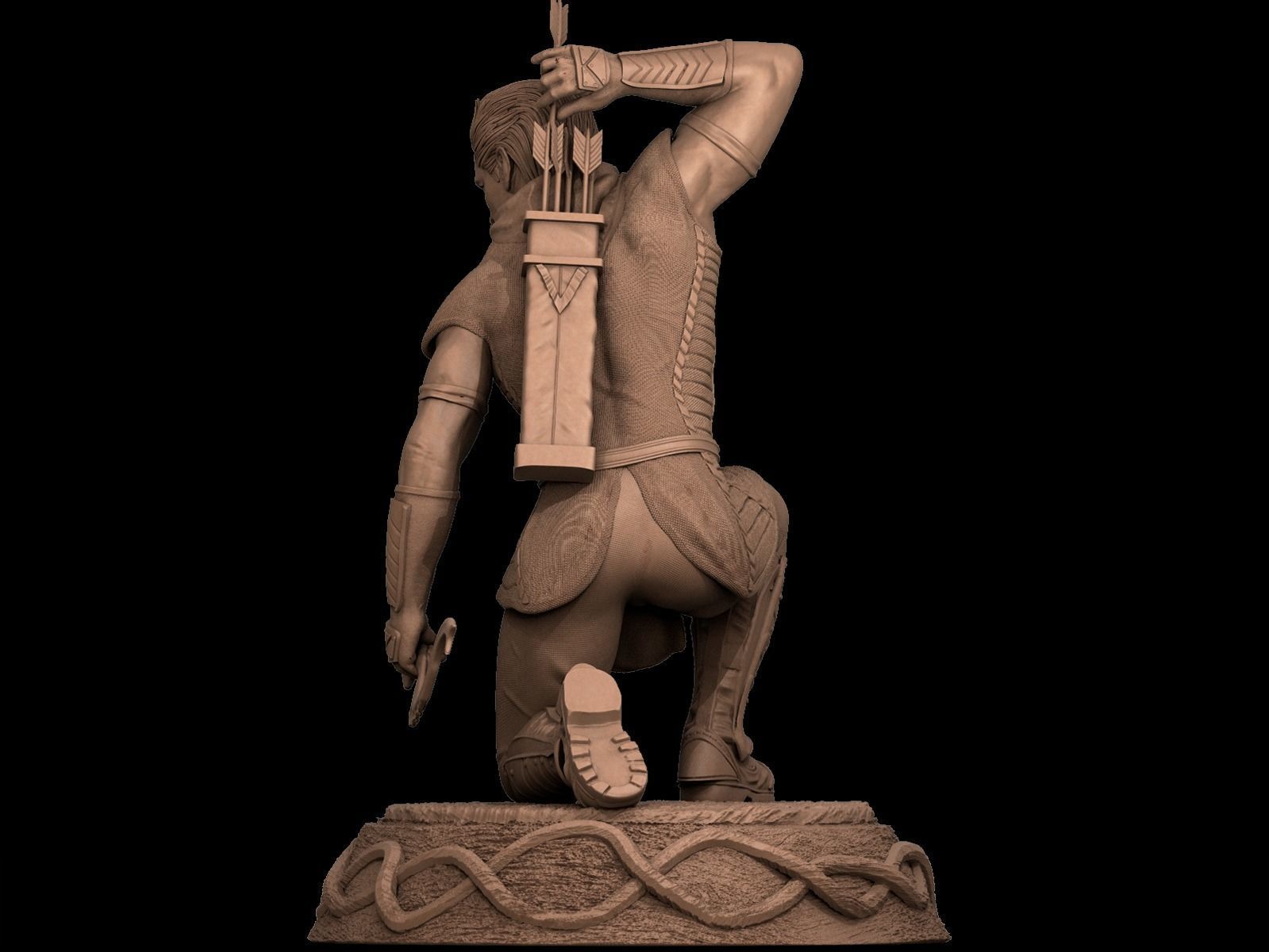 Green Arrow 3D Print 3D model 3D printable | CGTrader