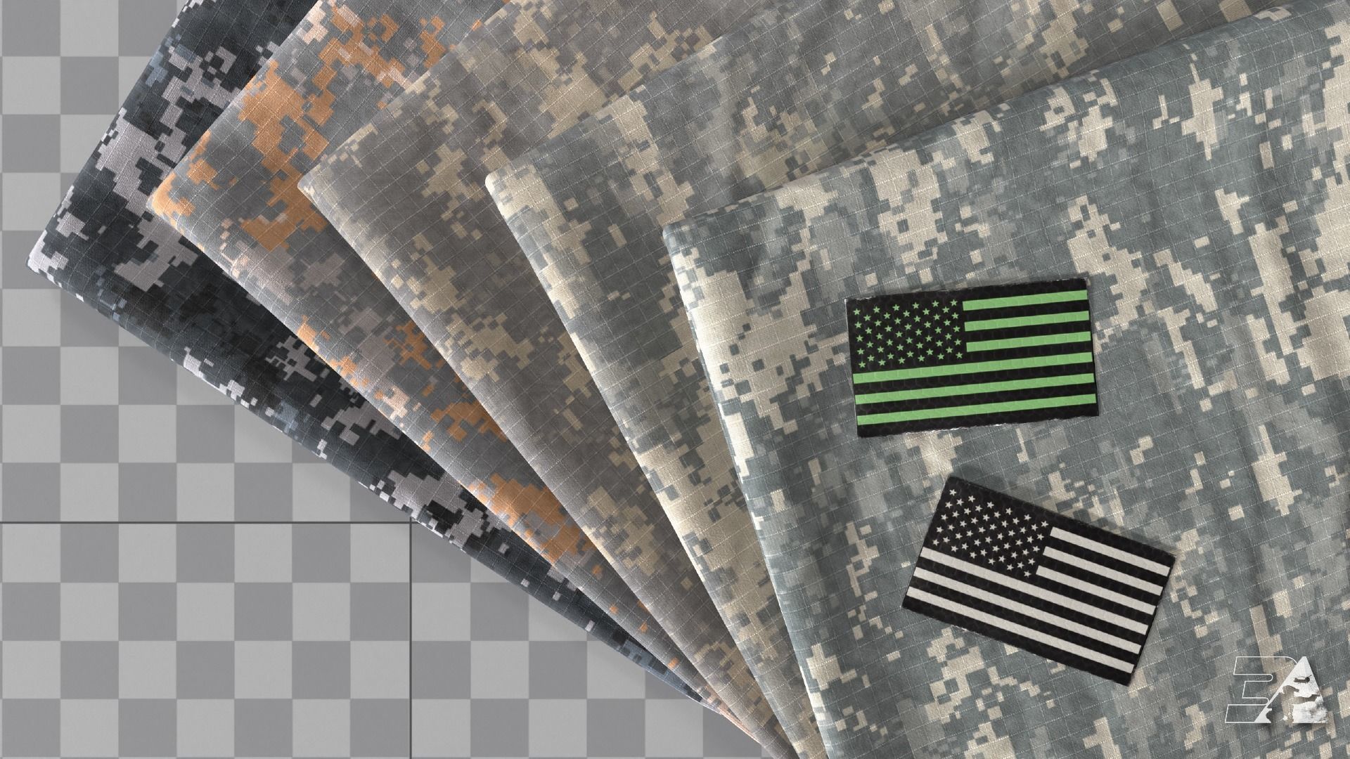 US Army UCP Camo Generator Texture | CGTrader