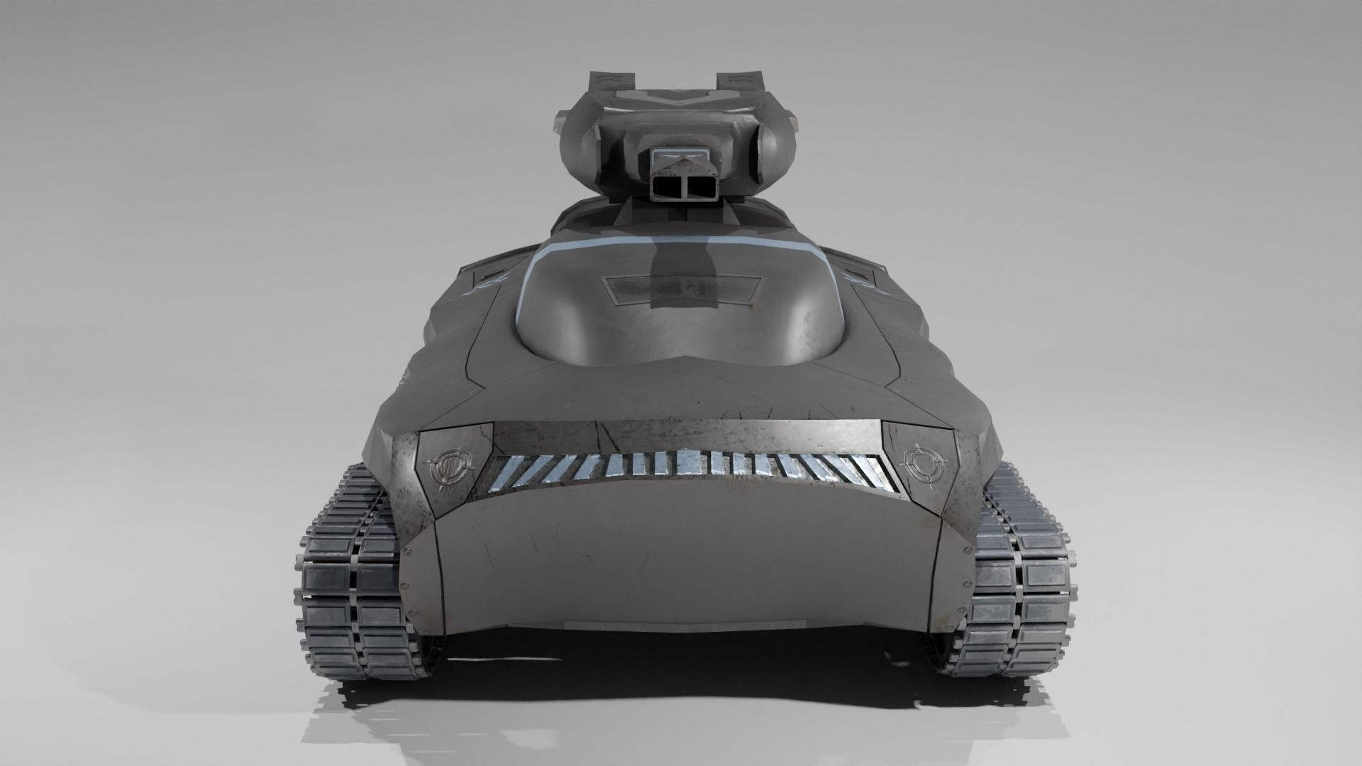 Futuristic Modern Sci fi War Tank Black free VR / AR / low-poly 3D ...