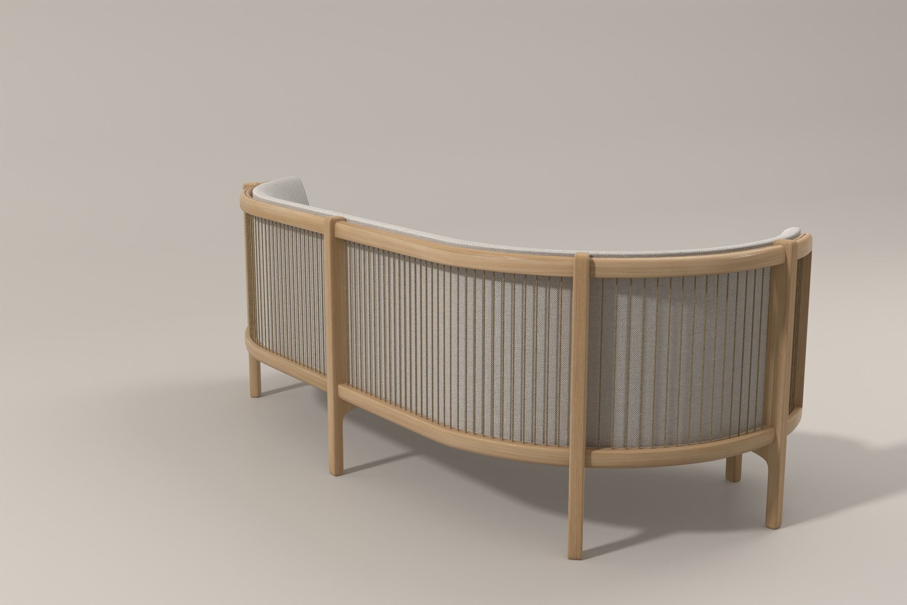 sideways sofa 3D model | CGTrader