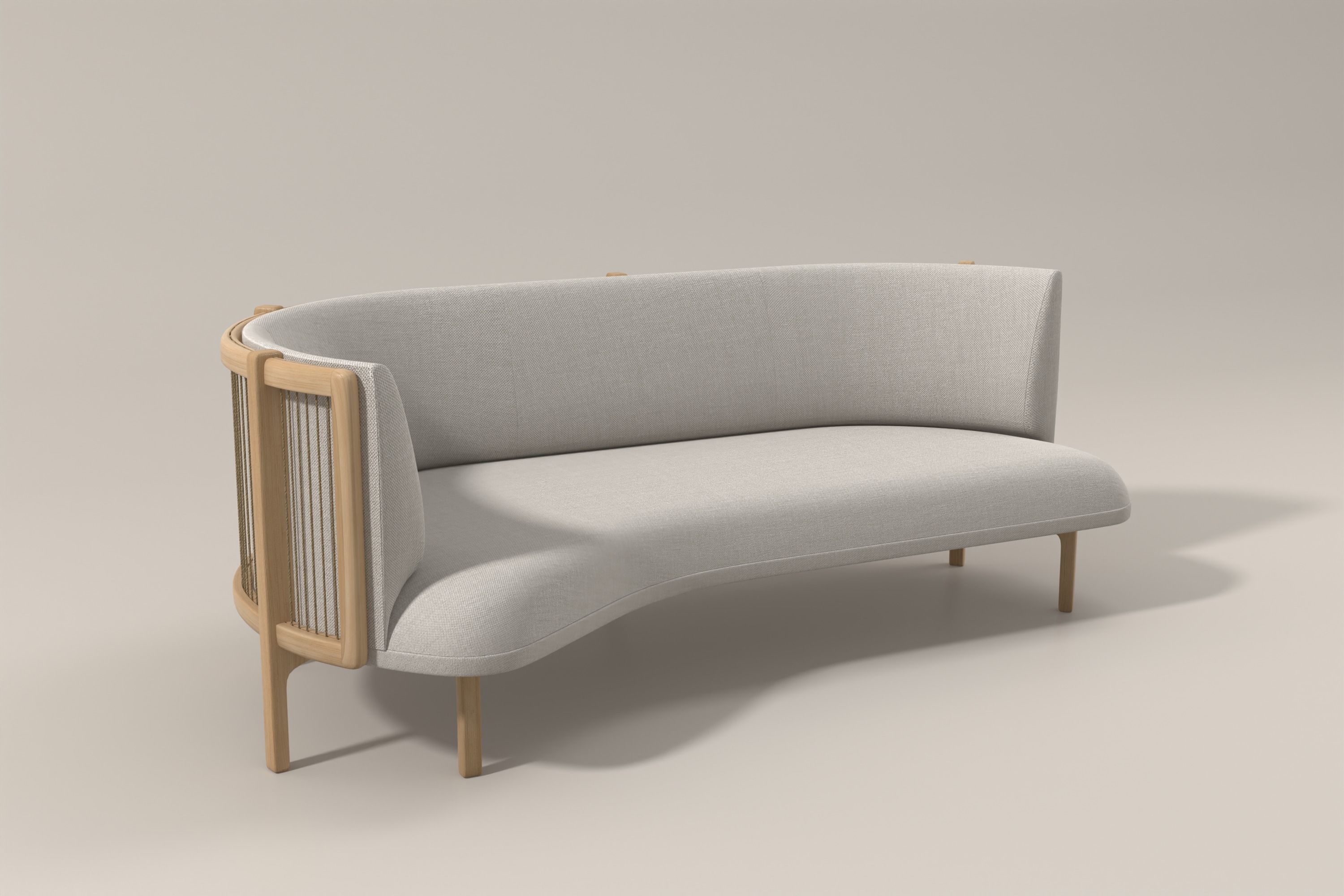 sideways sofa 3D model | CGTrader
