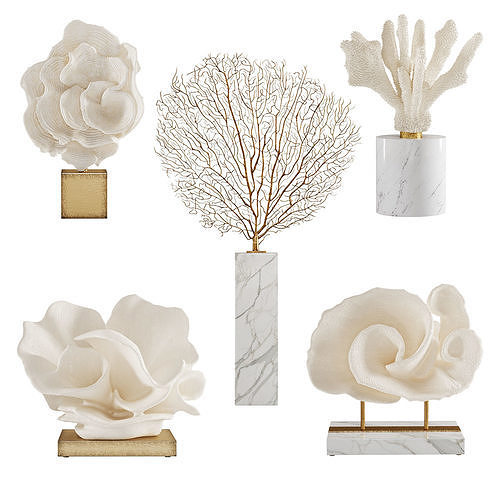 Coral Set 5 3D model | CGTrader