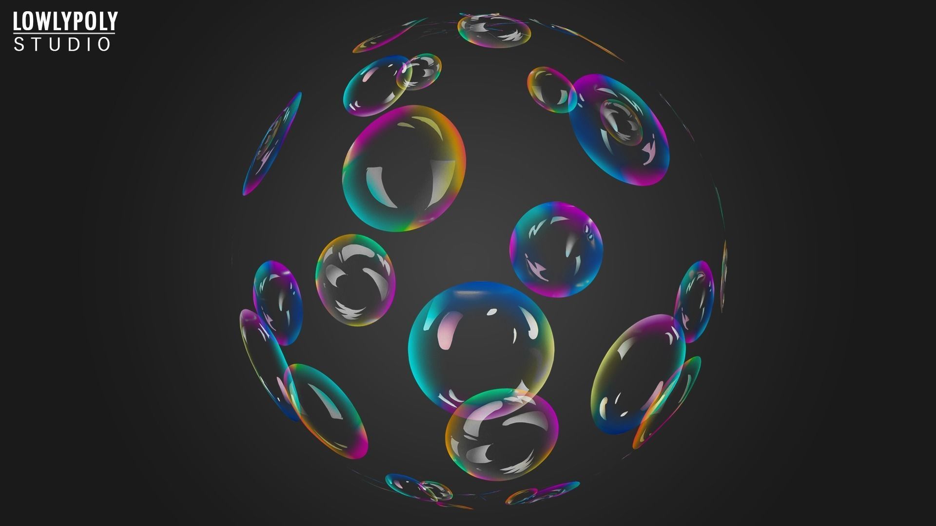 Texture Bubbles Vol 121 - Stylized Textures VR / AR / low-poly | CGTrader