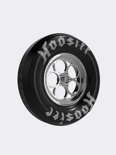 Drag Wheel COMBO Front Weld Magnum 2 15inch 5 stud 3D model 3D ...