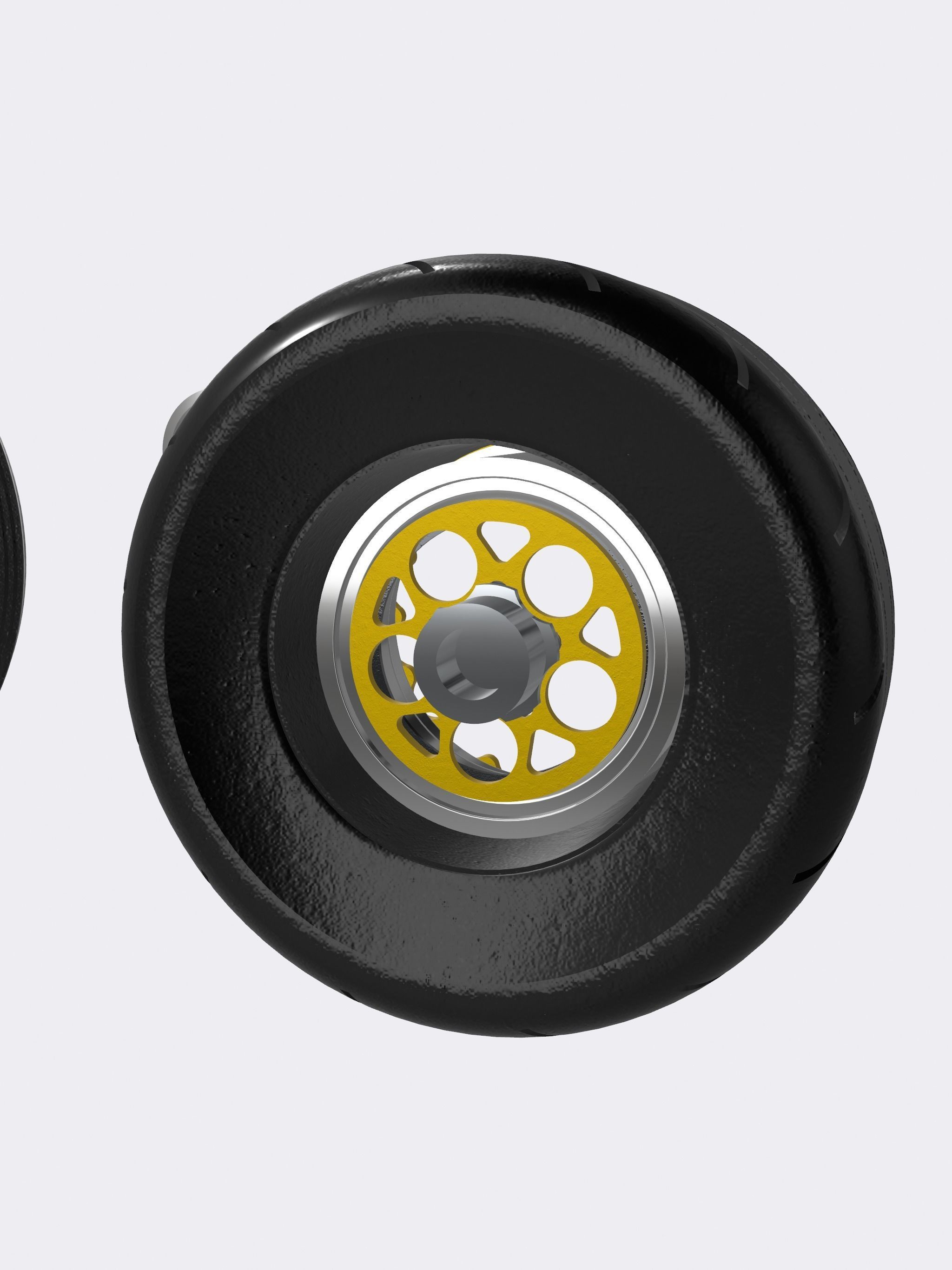 Drag Wheel COMBO Rear Weld Magnum 2 15inch Radial 3D model 3D printable ...