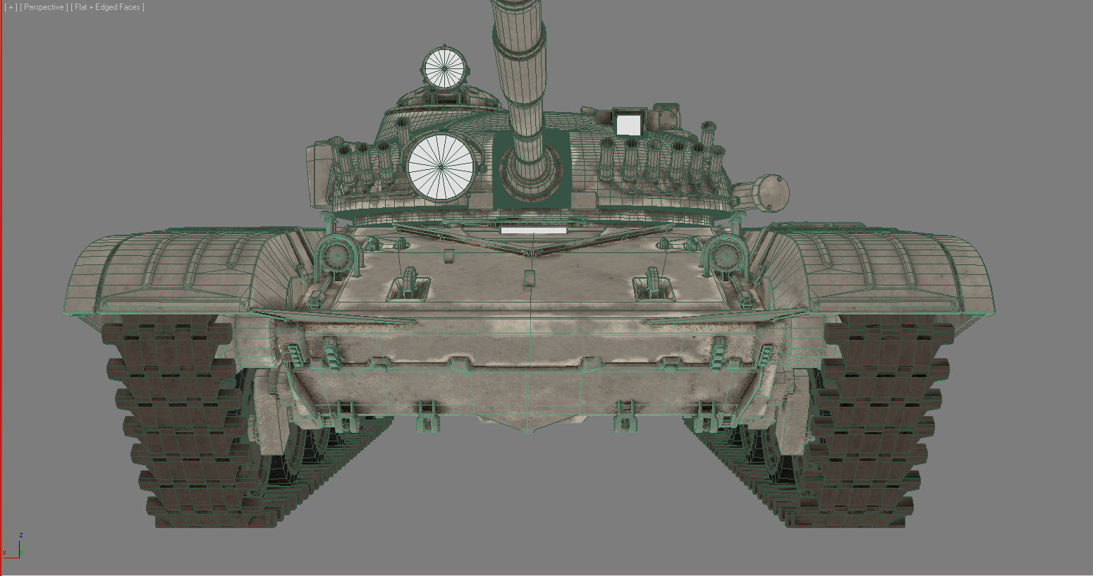 T-72 Main Battle Tank 3D model | CGTrader