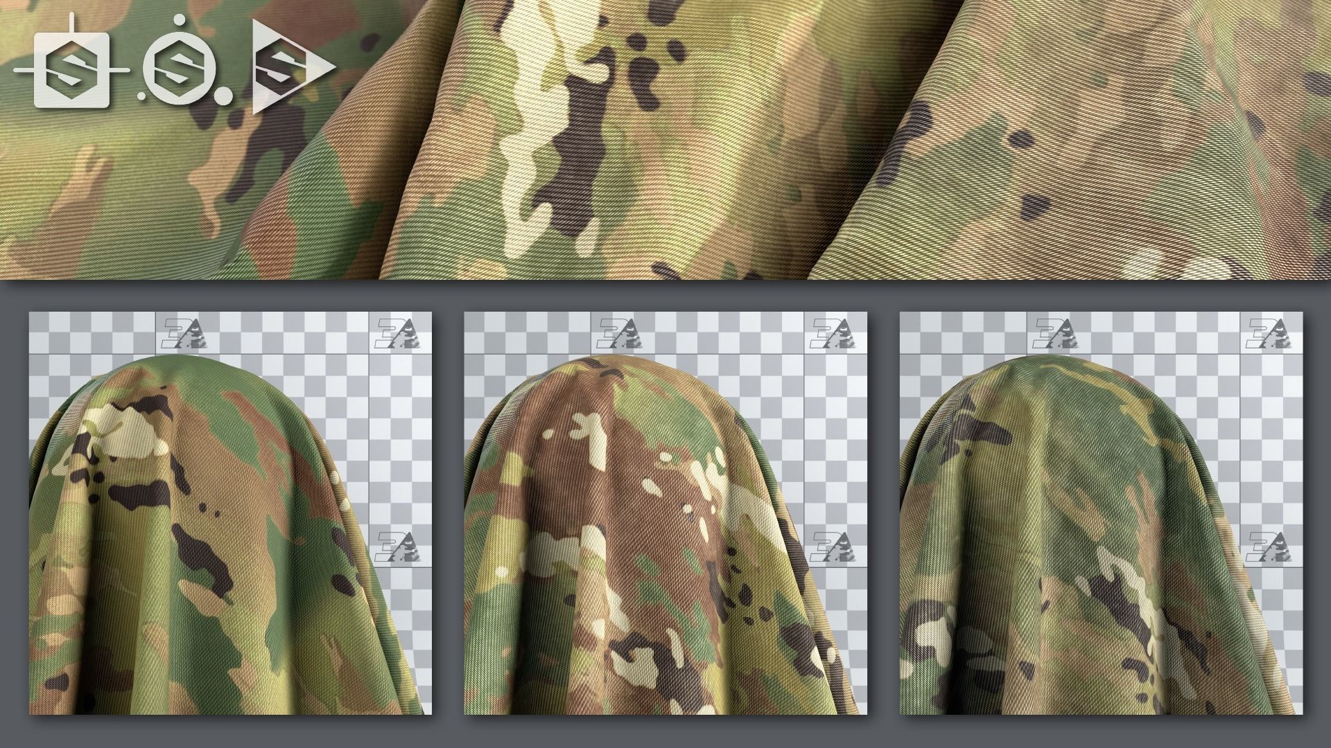 US Army OCP Camo Generator 3D model | CGTrader