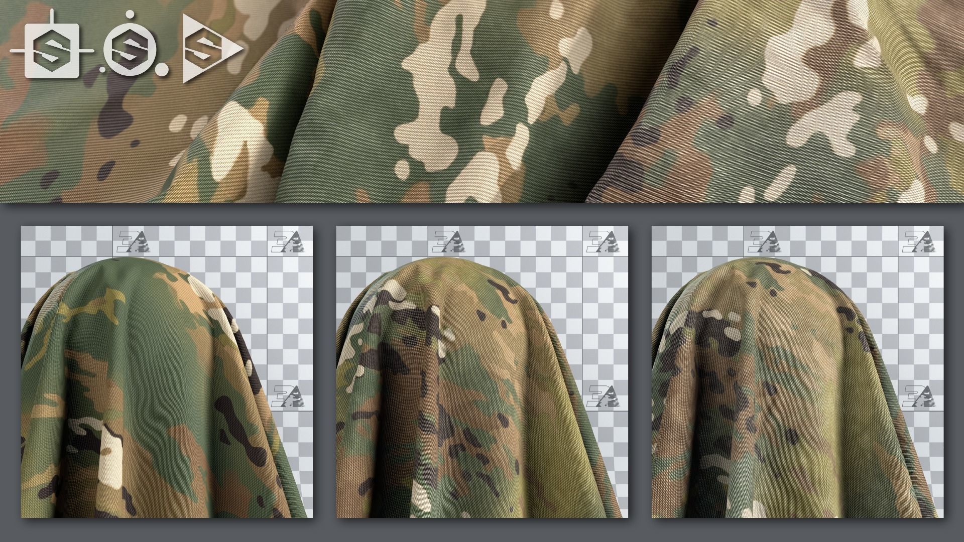 US Army OCP Camo Generator 3D model | CGTrader