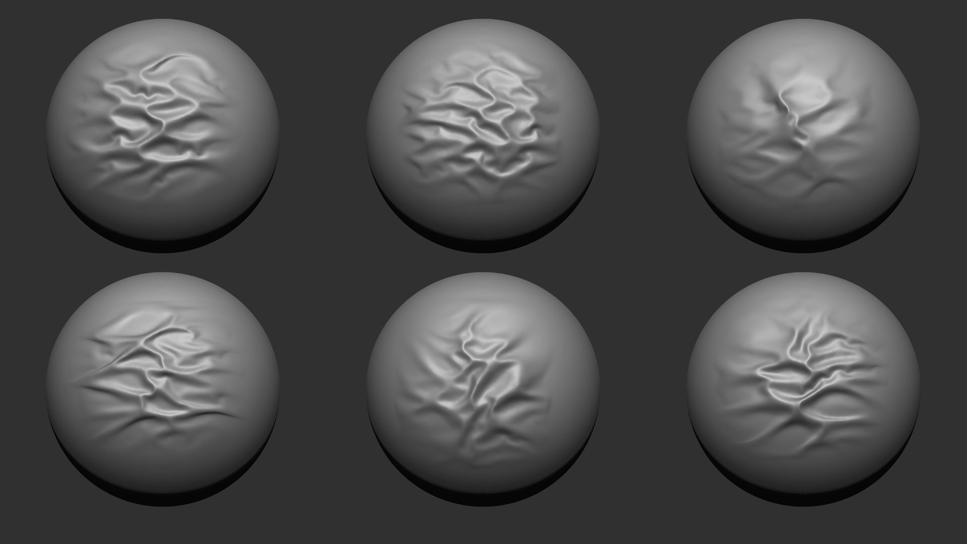 250 Fabric Brushes Tension Compression Folds-Collection 3D model | CGTrader