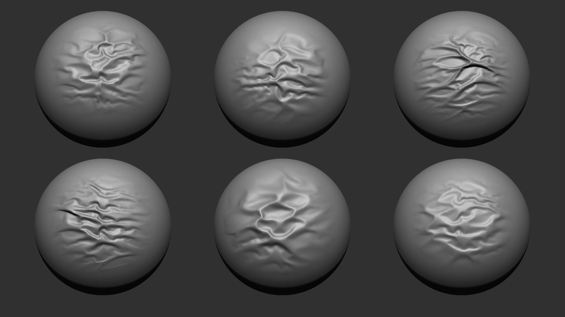 250 Fabric Brushes Tension Compression Folds-Collection 3D model | CGTrader