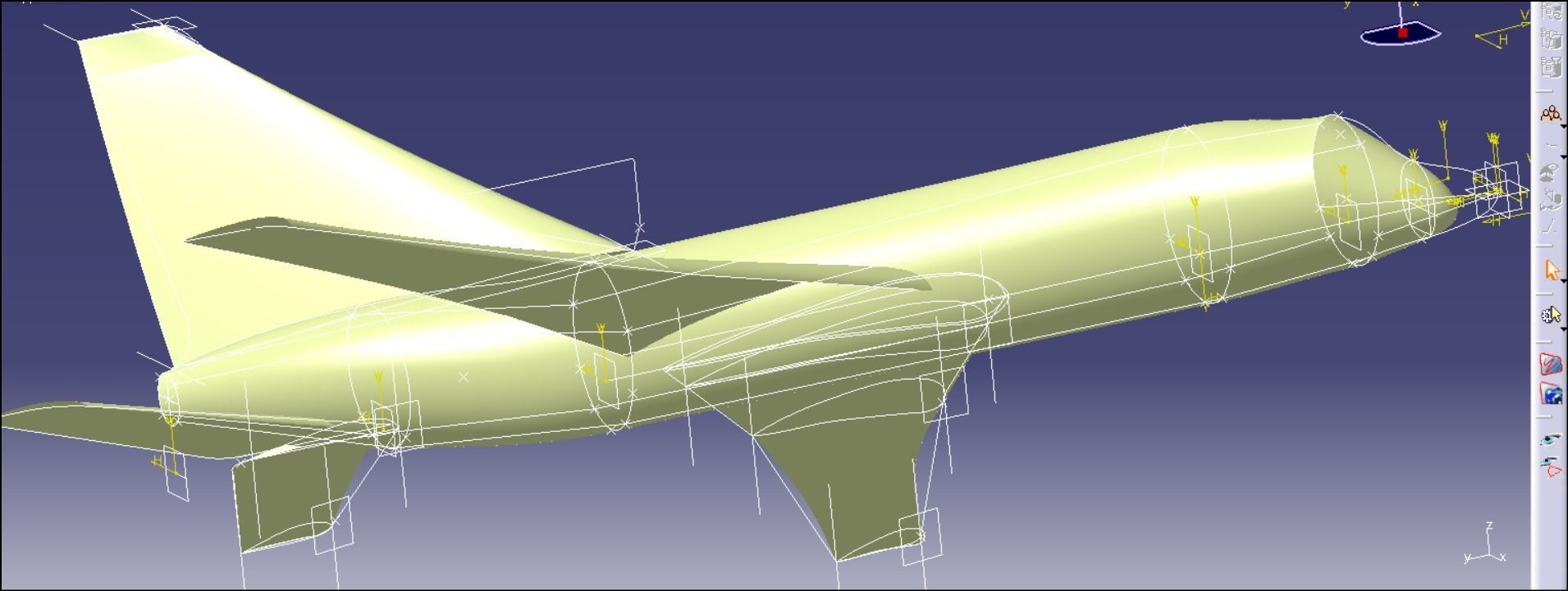 Basic Aircraft Model for Beginners 3D model | CGTrader