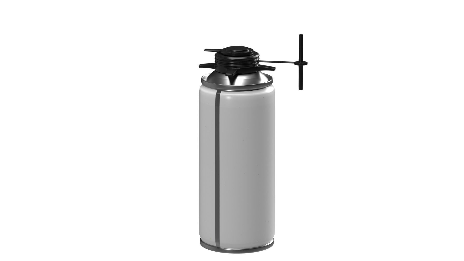 Polyurethane foam with tube open mockup 3D model | CGTrader