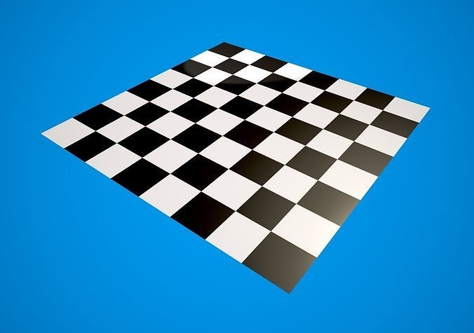 3D model Seamless Tile Mesh - Finishline - Checkermap Mesh VR / AR ...