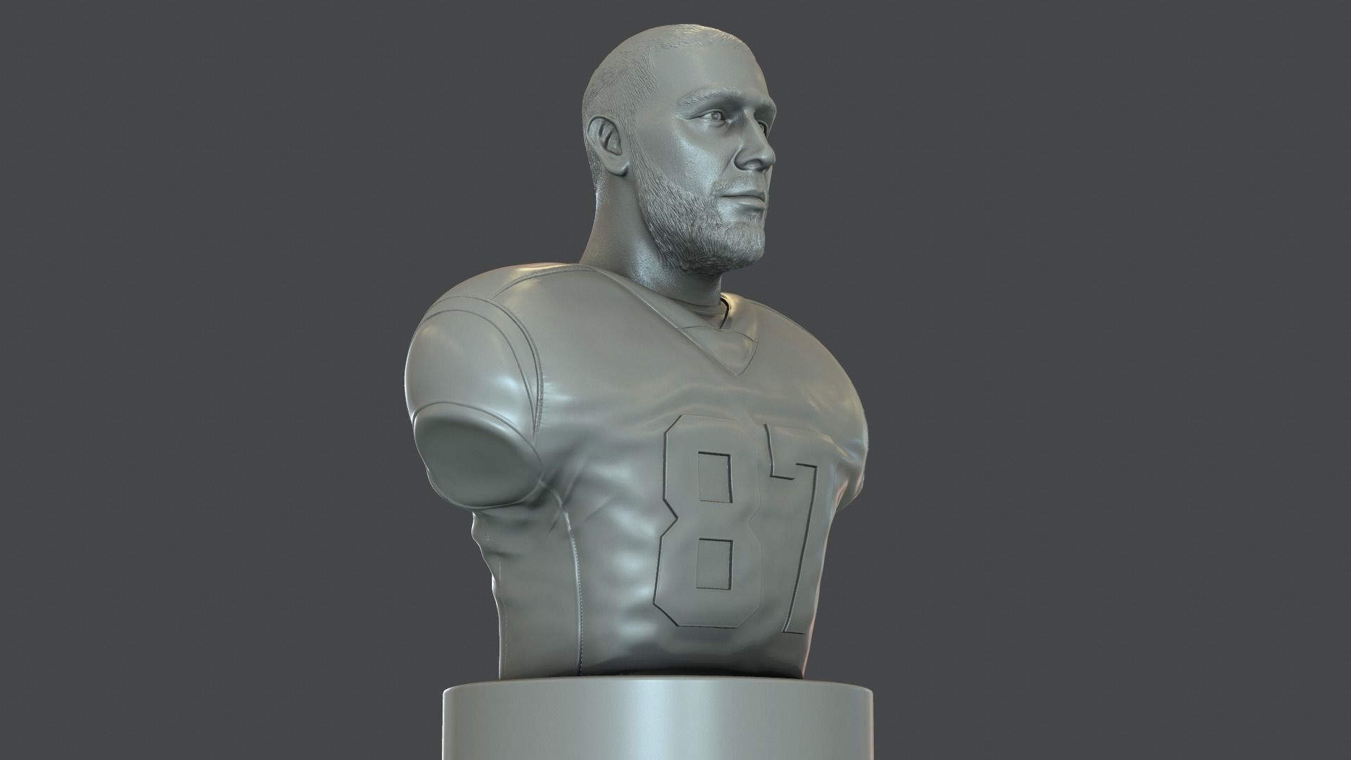 Travis Kelce 3D model 3D printable | CGTrader